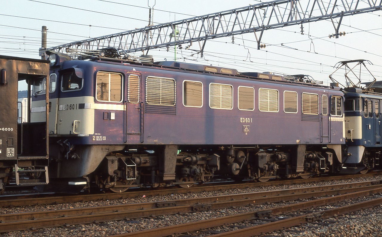 ED60 1 回送 1984年: まっちの昔の鉄道写真